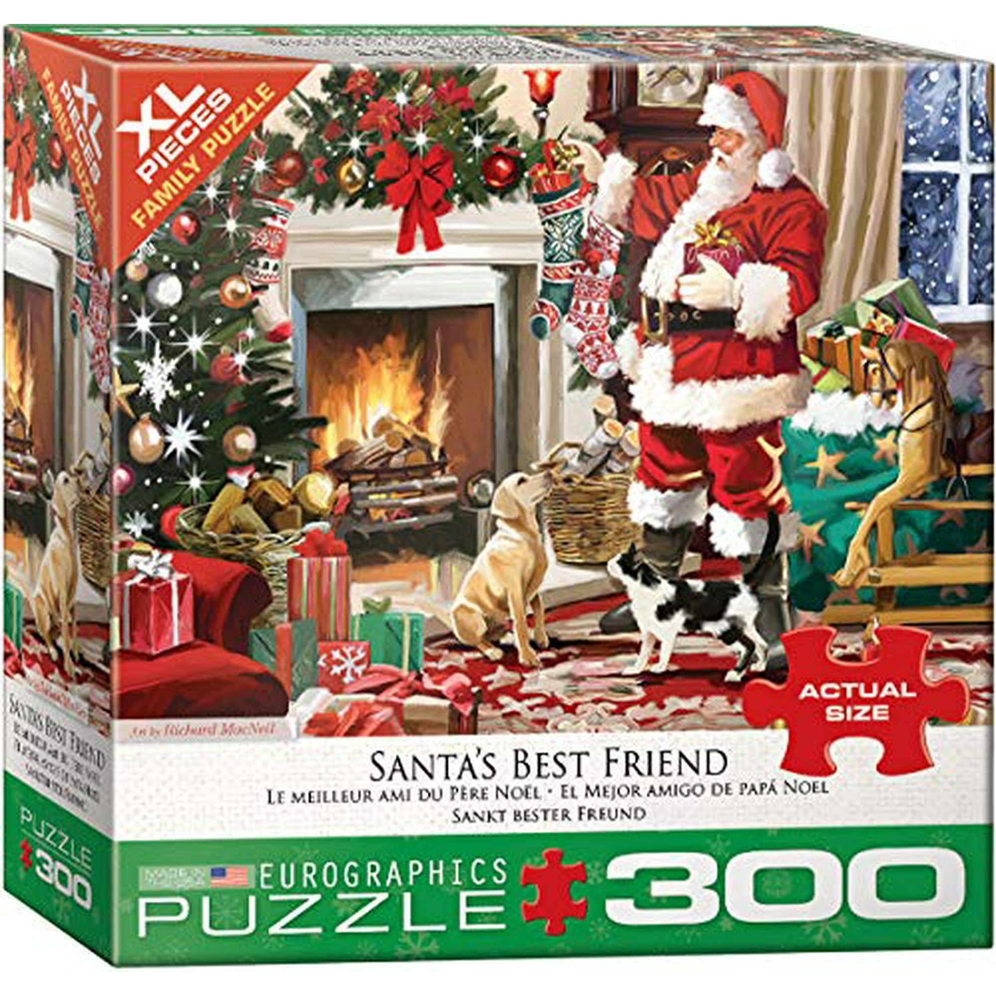 Click here for Eurographics 5399 Santas Best Friend 300piece Puzz... prices