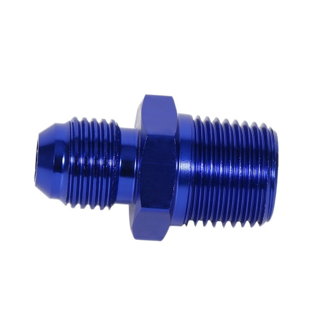 Blue NPT Fitting Adapter, Male Flare Fitting Adapter, For Oil Fuel ...