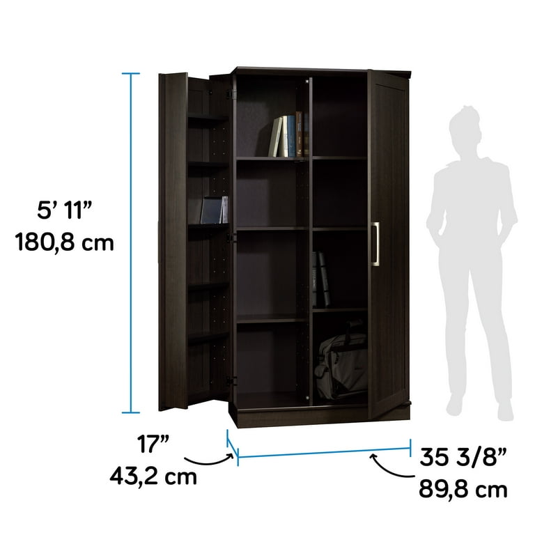 Sauder Homeplus 2 Door Jumbo Storage Cabinet In Dakota Oak Discount