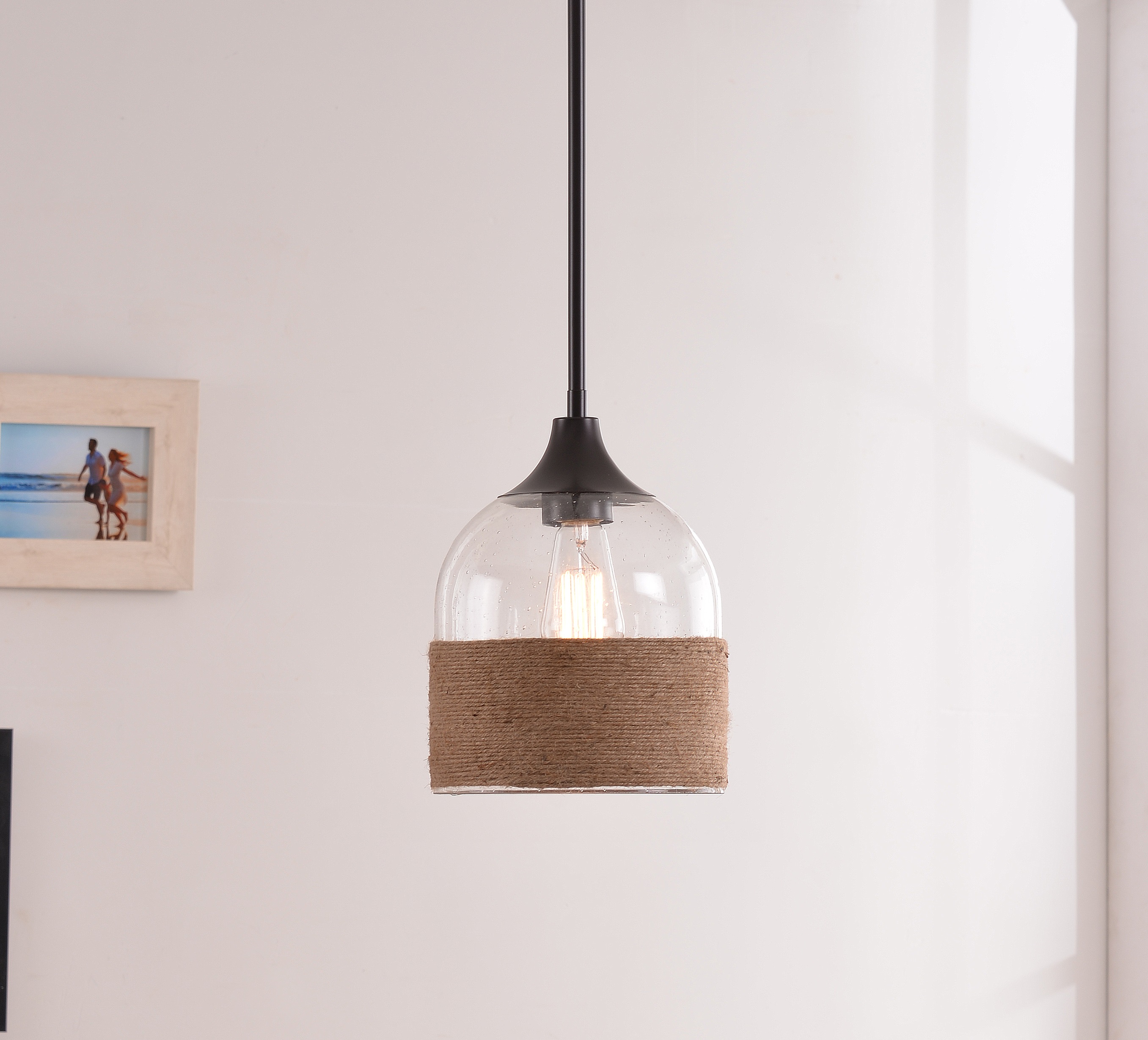 Catalina Oil Rubbe Bronze 1 Light Pendant - Walmart.com - Walmart.com