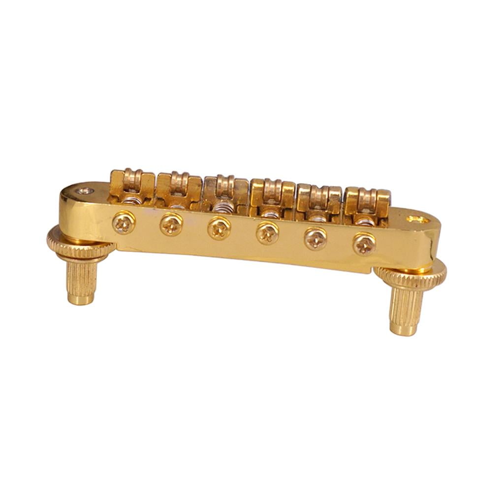 1 Set Roller Saddle Locking Bridge with Studs for Electric Guitar ...