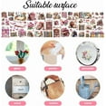 12 Sheets 12 Style PVC Stickers Heat Transfer Film for Window ...
