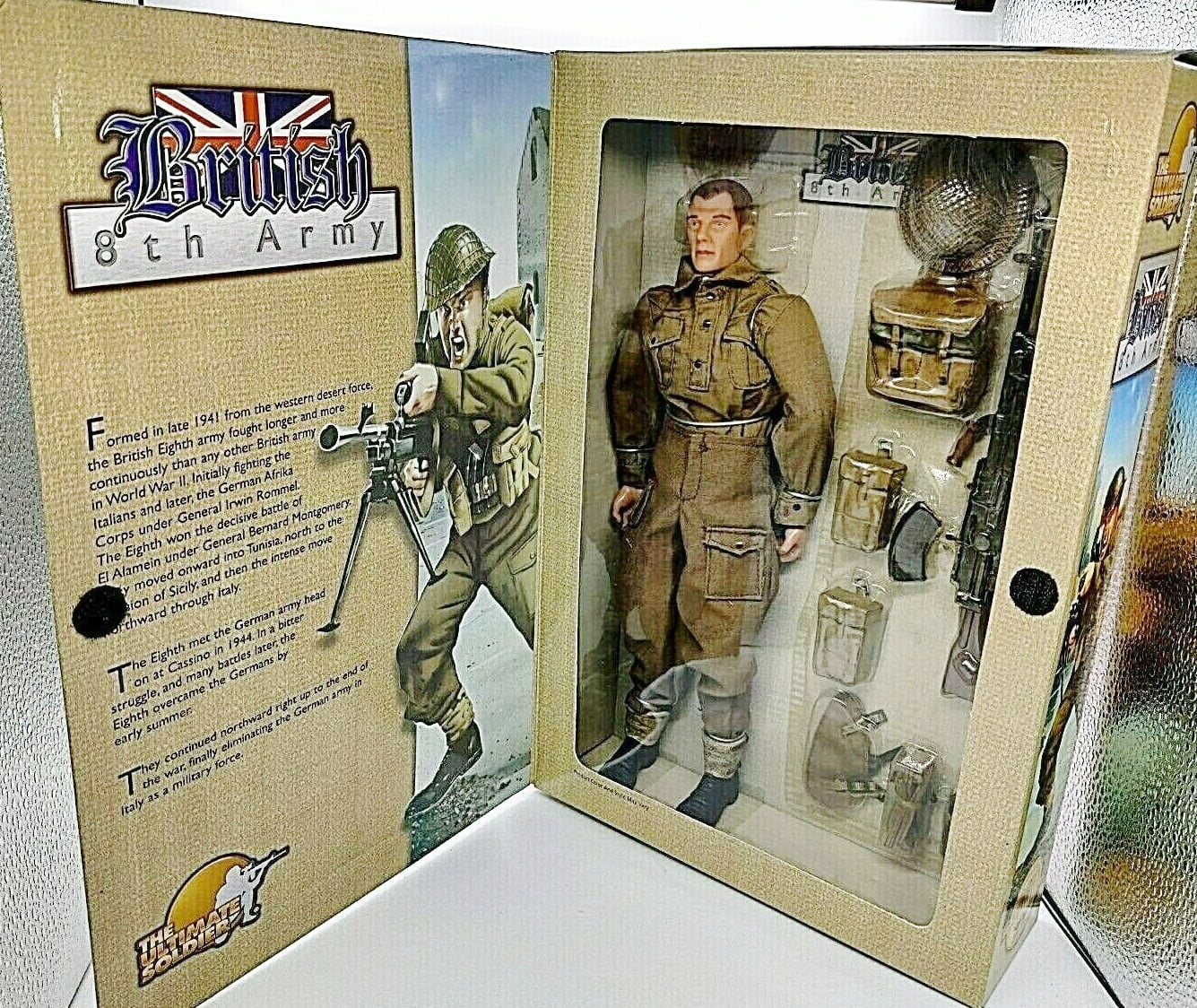 Ultimate Soldier WWII British 8th Army 12" Action Figure Box Set ...