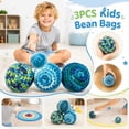 3PCS Adultss Bean Bags Hand Knitted Cotton Set for Outdoor Indoor Toss ...