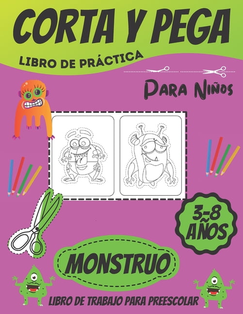Monstruo Libro de trabajo: Corta y Pega Para Niños Nepal | Ubuy