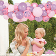 Disney Princess Balloon Garland 6ft Pink And Purple And For All Occasions And Ages