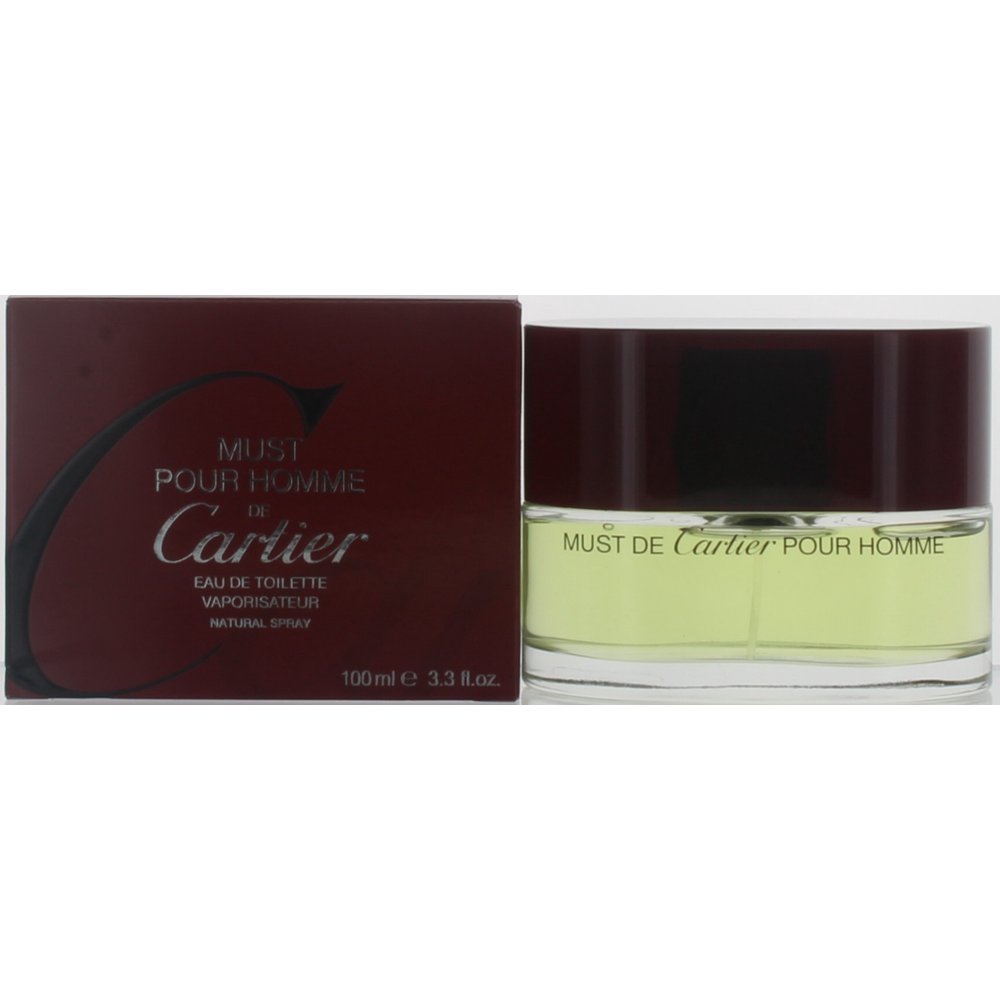 Cartier - Cartier Must by Cartier for Men EDT Cologne Spray 3.3 oz. New ...
