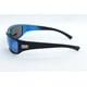 Python 11693 Sunglasses Matte Black/Blue - Walmart.com