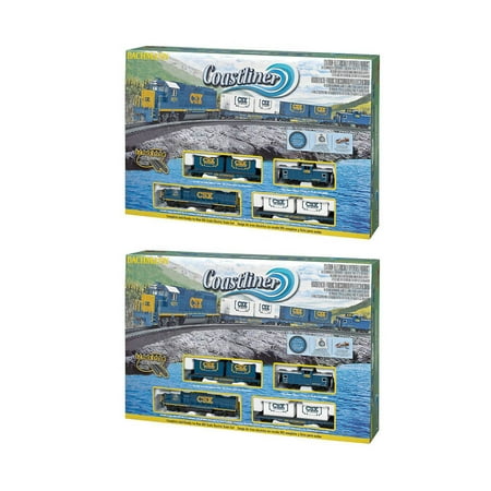 Bachmann Trains Coastliner Ready-To-Run Freight Train Set, HO Scale (2 ...