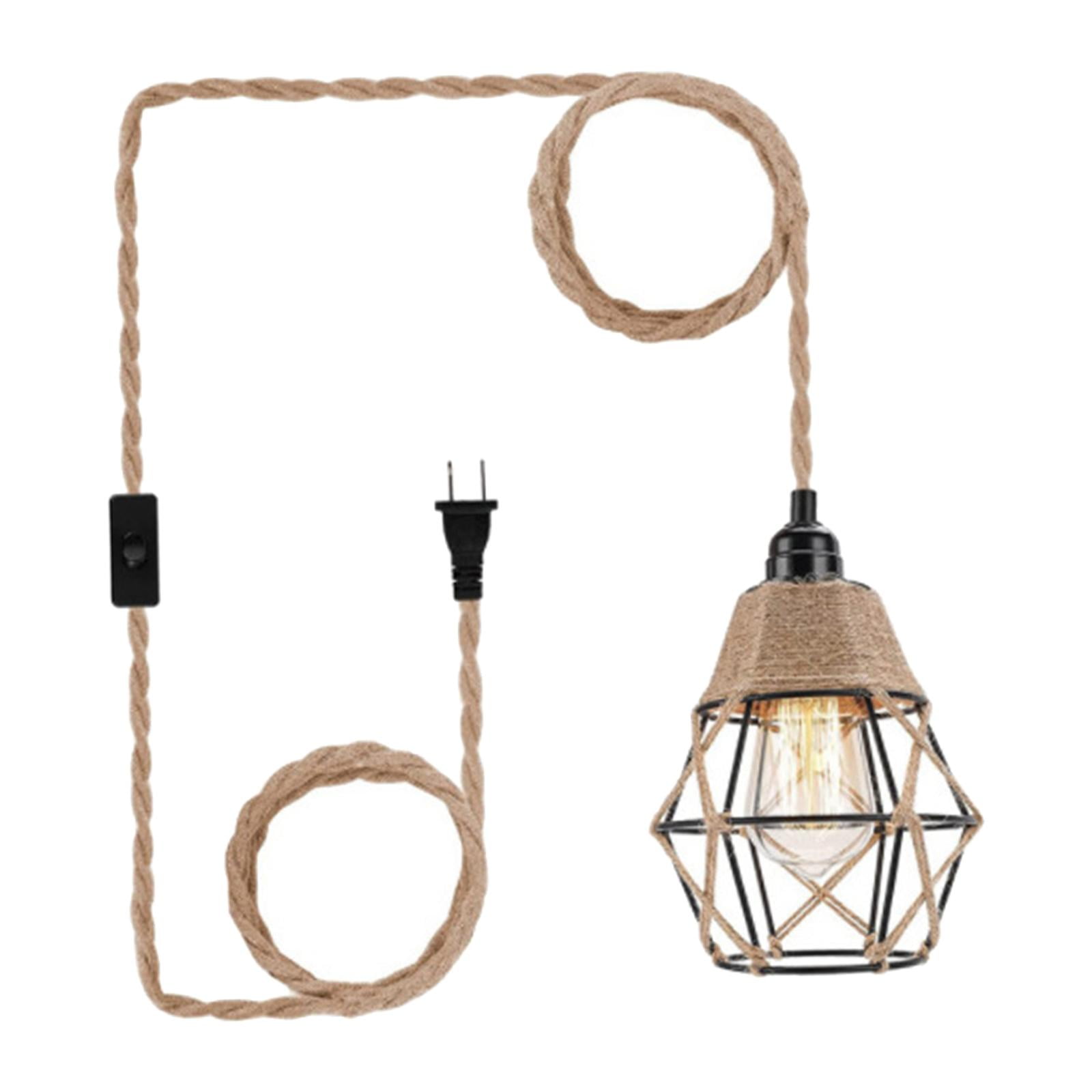 Click here for Lionlar Industrial Plug In Pendant Light With On/O... prices