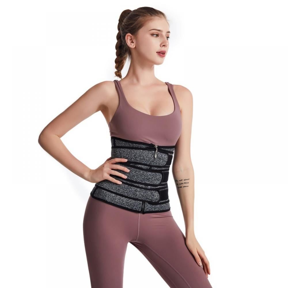 Adjustable Neoprene Sweat Waist Trainer Corset Trimmer Belt for Women ...