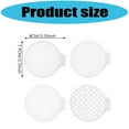 4 Pieces ABS Shower Drain Cover Set Hair Catcher For Sink Tub Modern ...