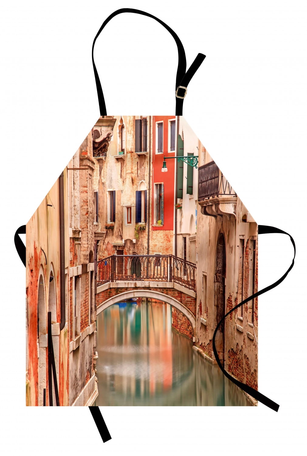 Venice Apron European Old Town with Stone Bridge Houses and Historic ...