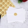 TETOU Gold Embossed Adhesive Heart Envelope Seals, 300pcs for Wedding ...