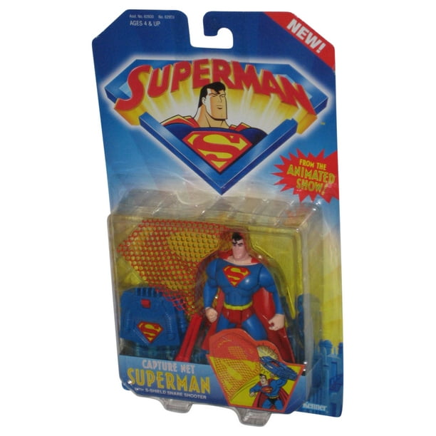 DC Superman Animated Series Capture Net (1996) Kenner Action Figure ...