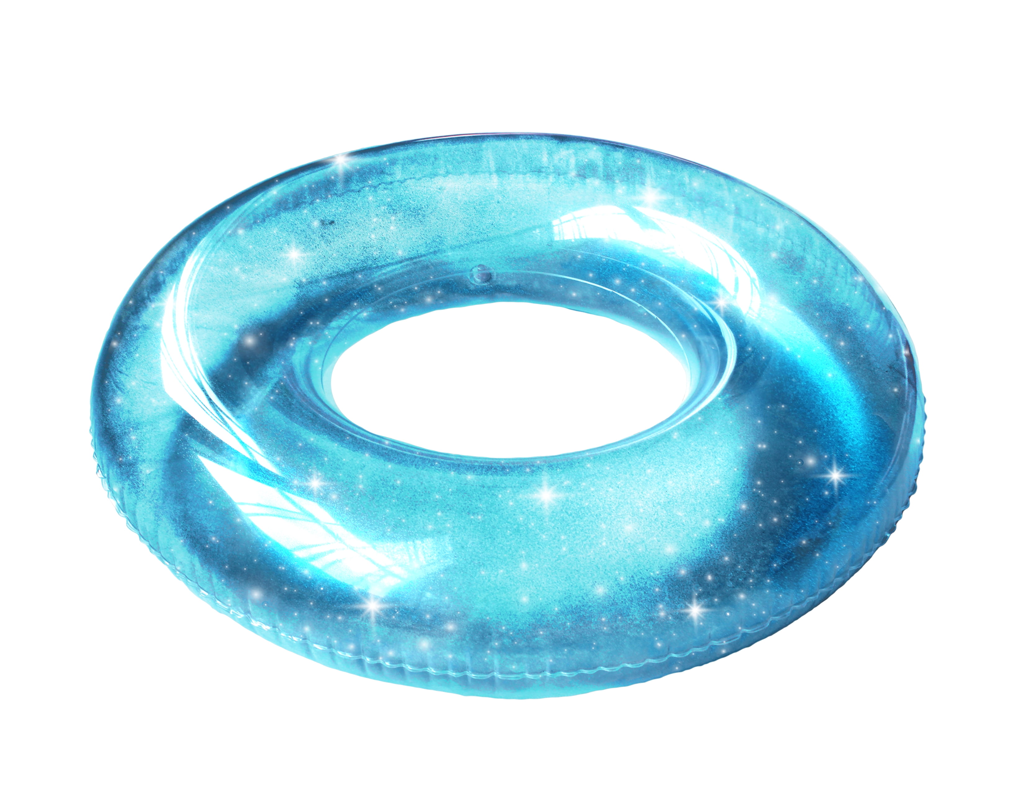 Playtek Toys Blue Glitter Tube Inflatable Pool Float - Walmart.com
