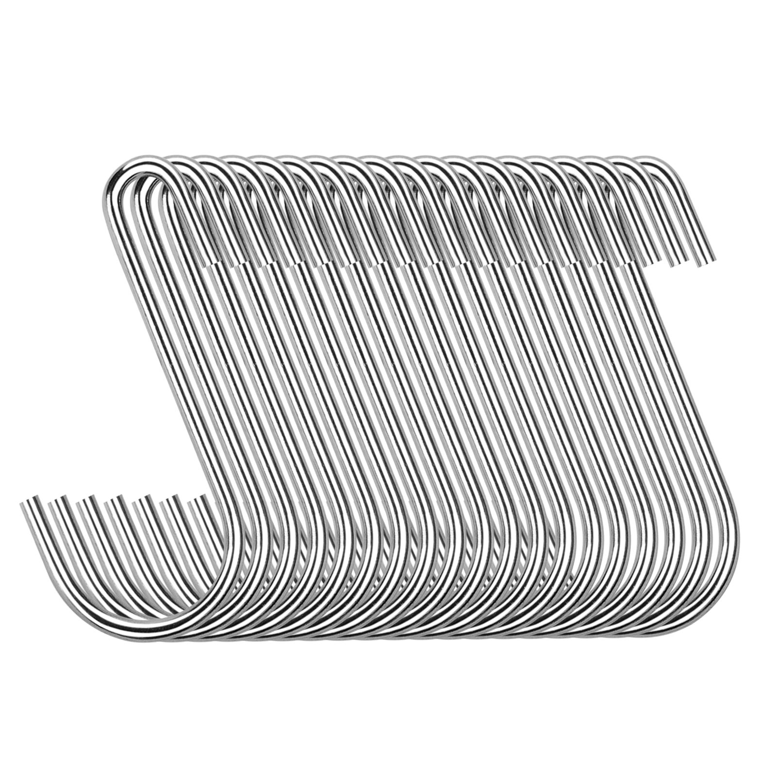 Wideskall 5" inch Metal S Shaped Type Utility Hooks Hanging Hooks ...