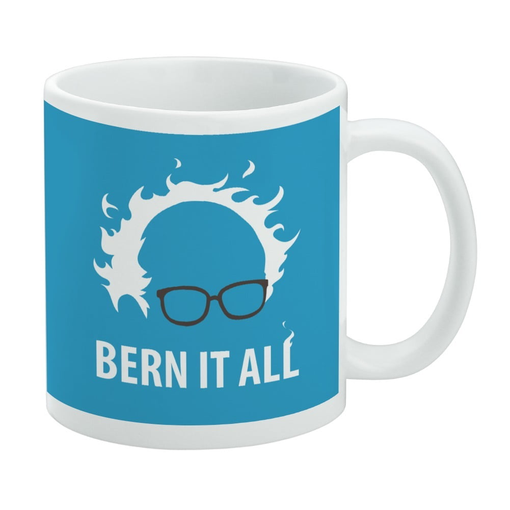 My Heart Berns For You Bernie Sanders Ceramic Coffee Mug Gift For Dad ...