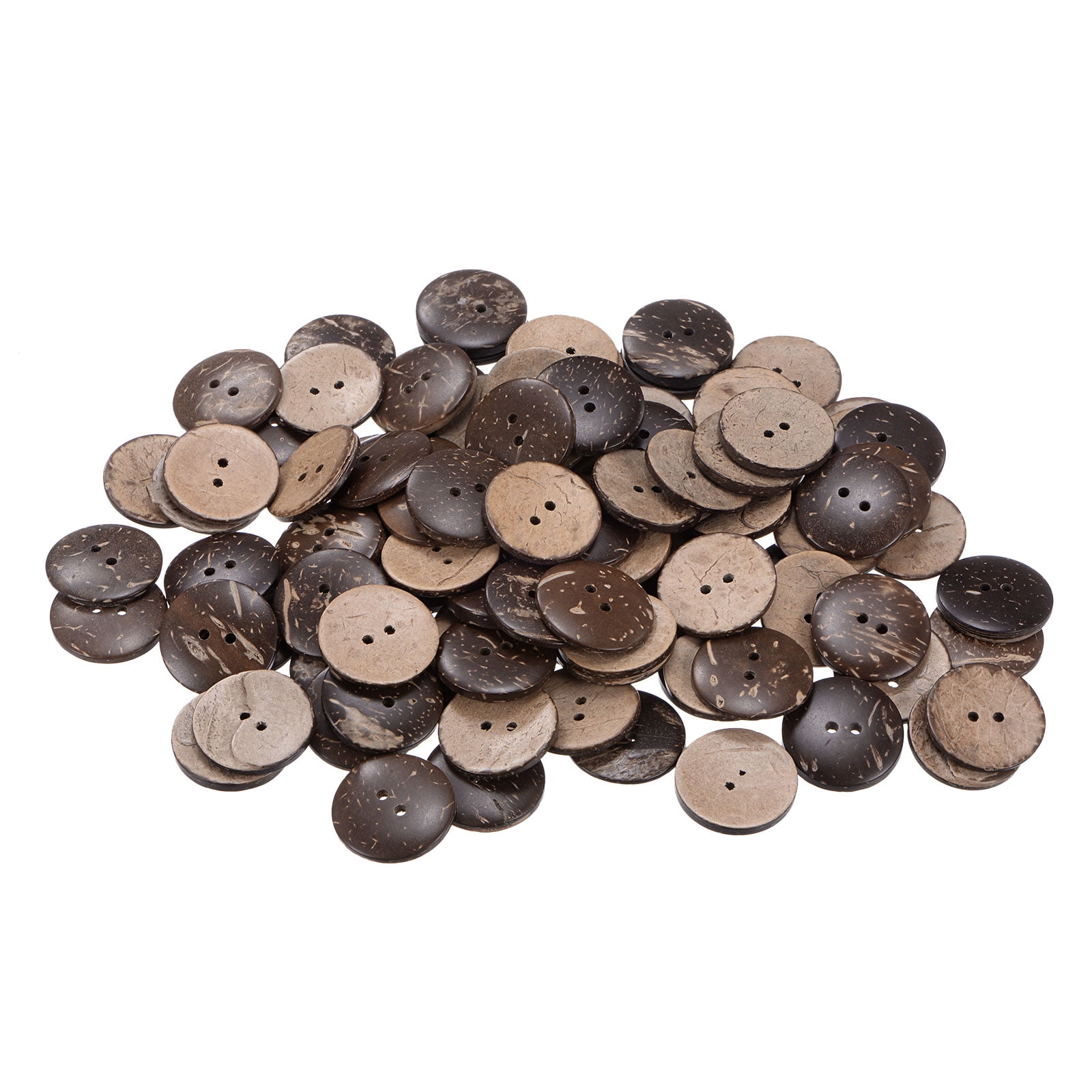 Click here for Unique Bargains 100pcs Sewing Button 1(25mm) 2 Hol... prices