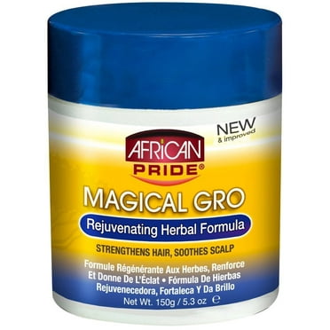 African Pride Magical Gro Hair Strengthener, Natural Ingredients, 5.3 ...