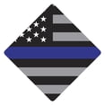 Thin Blue Line Flag Graduation Cap Tassel Topper Decoration Accessory ...