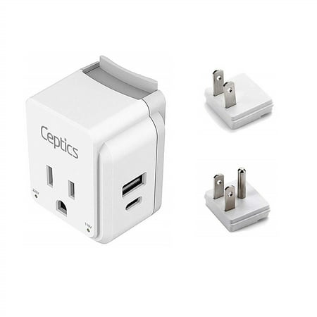 PAK-JP Japan, Philippines Travel Plug Adapter Set | Type A, B - USB ...