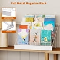 6-Tier 30" Wide Wire Countertop Magazine and Literature Display Rack ...