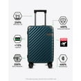 YOETEY Checked Luggage, PC Hardside Expandable Suitcase with TSA Lock ...