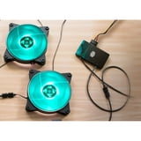 Cooler Master MasterFan Pro 120 Air Pressure RGB 3-in-1 with RGB LED ...