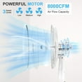 "Ifanze 16"" Oscillating Pedestal Fan with DC Motor, 3 Modes, 9 Speeds ...