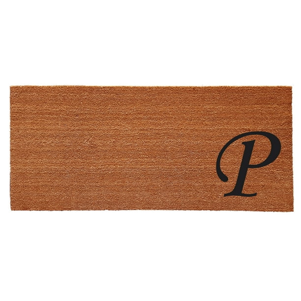 Urban Chic Monogram Doormat (Letter P) - Walmart.com