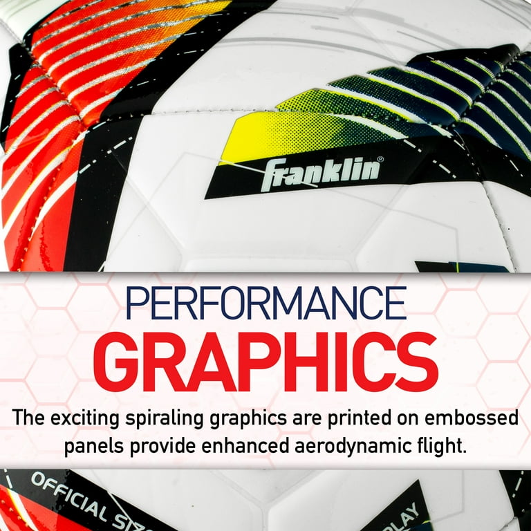 Franklin Sports MLS TORNADO Kids Soccer Ball - Size 4 Youth Franklin Sports MLS TORNADO Kids Soccer Ball - Size 4 Youth