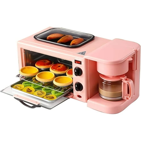 Oven 3-in-1 Breakfast Station Maker, Center Multi-Function Retro Family ...