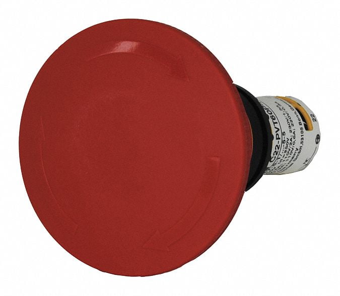 Eaton Emergency Stop Push Button,Red C22-PVT60P-K11 - Walmart.com
