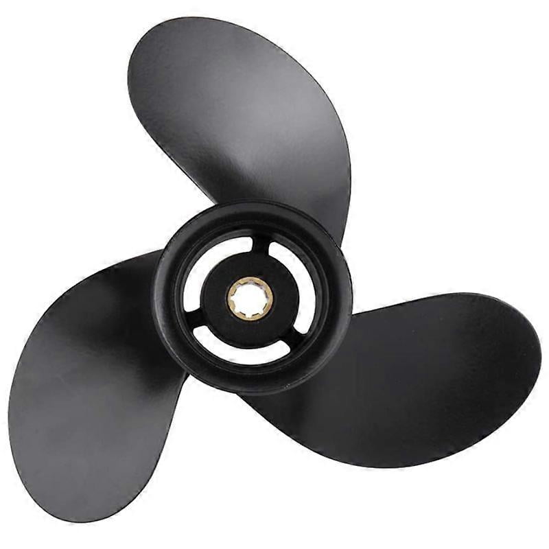 Marine Propeller 48-828156A12 Upgraded Aluminum Outboard Propeller 6/8 ...