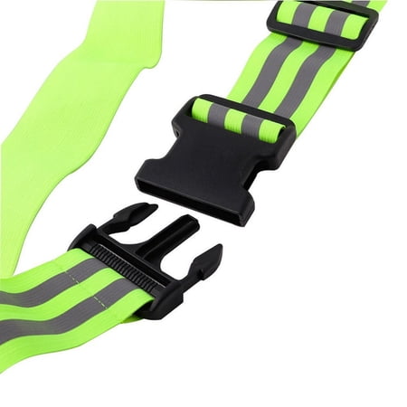 HUSERYT Safety Reflective Belt Elastic Adjustable High Visibility ...