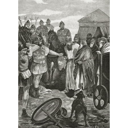 The Decapitated Heads Of The Midianite Soldiers Oreb And Zeeb Are ...