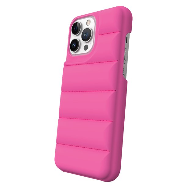 onn. Puffer Soft Quilted Phone Case for iPhone 13 Pro Max and iPhone 12 ...