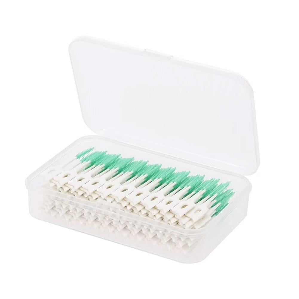 Radirus Toothpick, 160pcs Double-ended Soft Silicone Tooth Picks, Floss ...