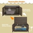 MCombo XL Cat House Litter Box Furniture Hidden W/ Top Opening ...