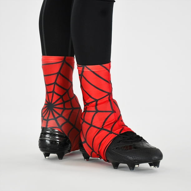 Red Web Pattern Spats / Cleat Covers - Walmart.com