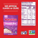 Mahatma Ready-to-Heat White Jasmine Rice, 8.8 oz Bag - Walmart.com