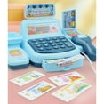 Interactive Cash Register Toy for Kids, Pretend Supermarket Checkout ...