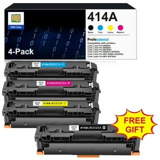 HP 410A (CF410A, CF411A, CF412A, CF413A) Original LaserJet Toner Cartridge 4-Color Set -- Black ...