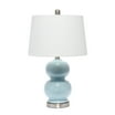 SAFAVIEH Hanron 26 in. Coastal Table Lamp, Blue - Walmart.com