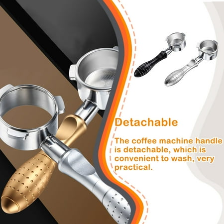 Coffee Machine Three-ear Handle Bottomless Detachable Stainless Steel ...