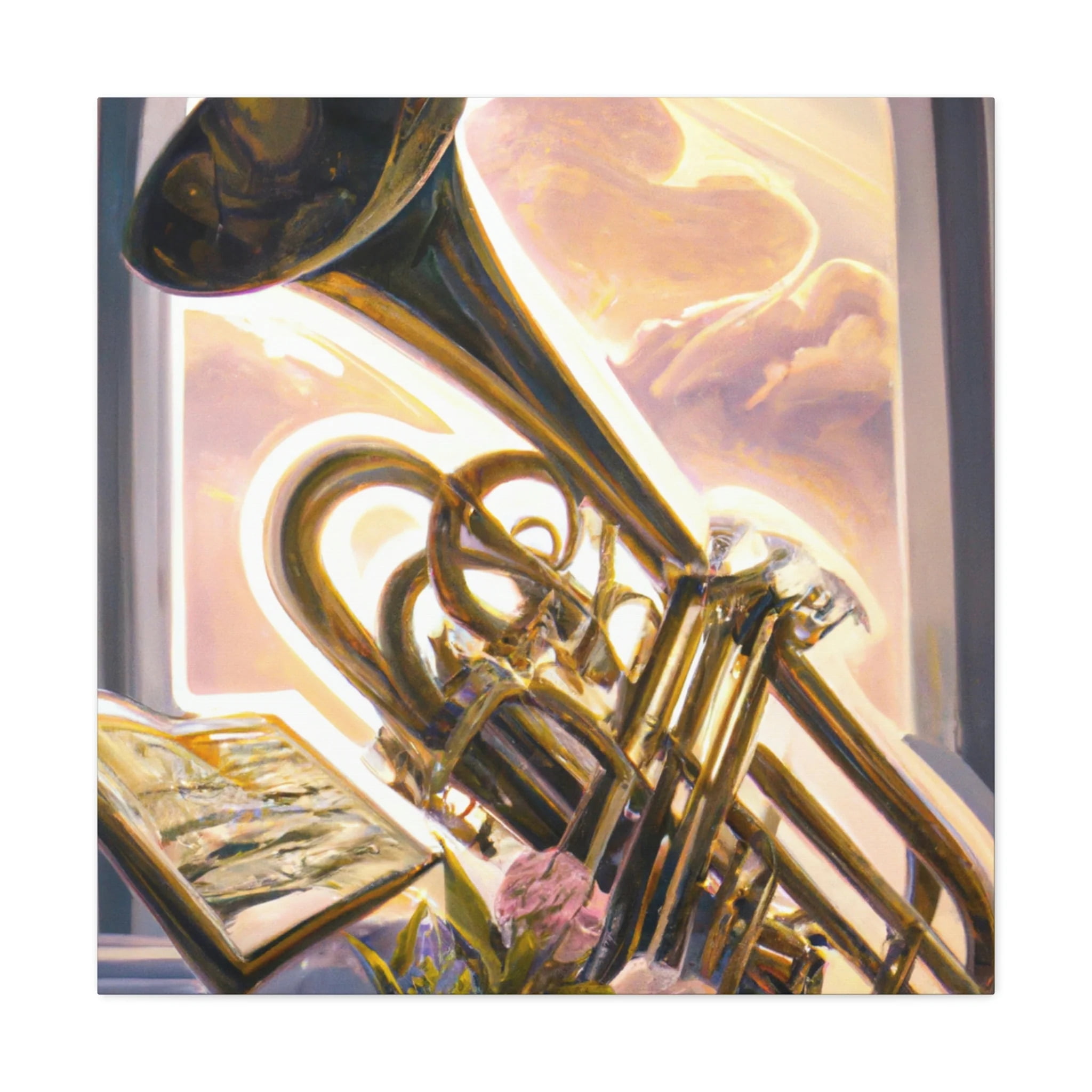 Trombone of the Jazz Age - Canvas - Walmart.com