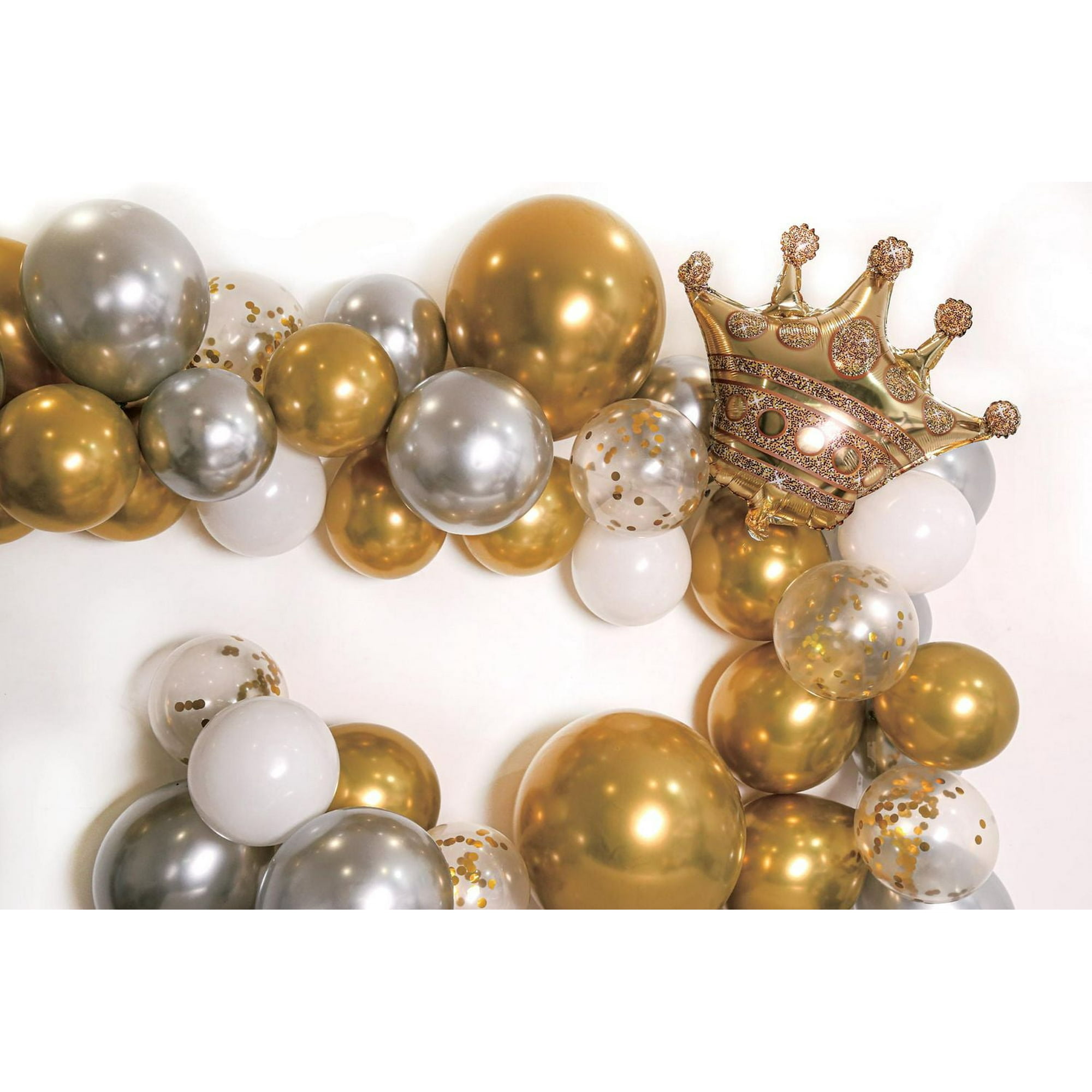 Click here for Way To Celebrate Gold And Silver Balloon Arche Kit prices