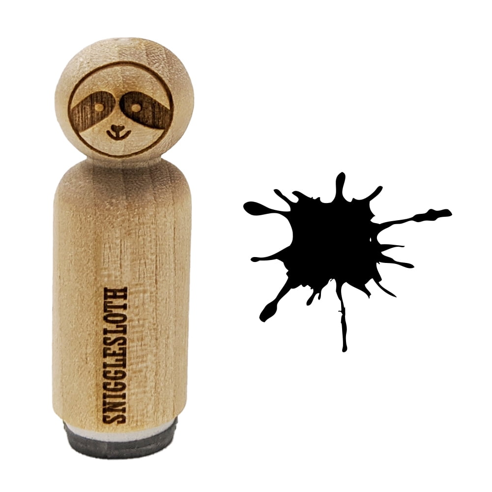 Ink Splatter Rubber Stamp for Scrapbooking Crafting Stamping - Mini 1/2 ...