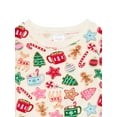 Holiday Time Girls Tight Fit Christmas Pajamas Set, 2-Piece, Sizes 4-10 ...